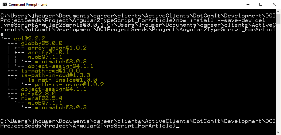 Jeffry Housers Blog Creating A Clean Build Building Angular 2 Applications With Gulp Part 8